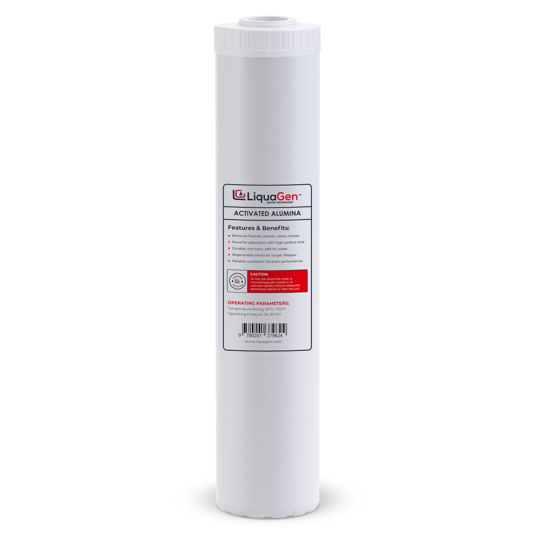 4.5" x 20" Activated Alumina Filter Cartridge (Arsenic Reduction)
