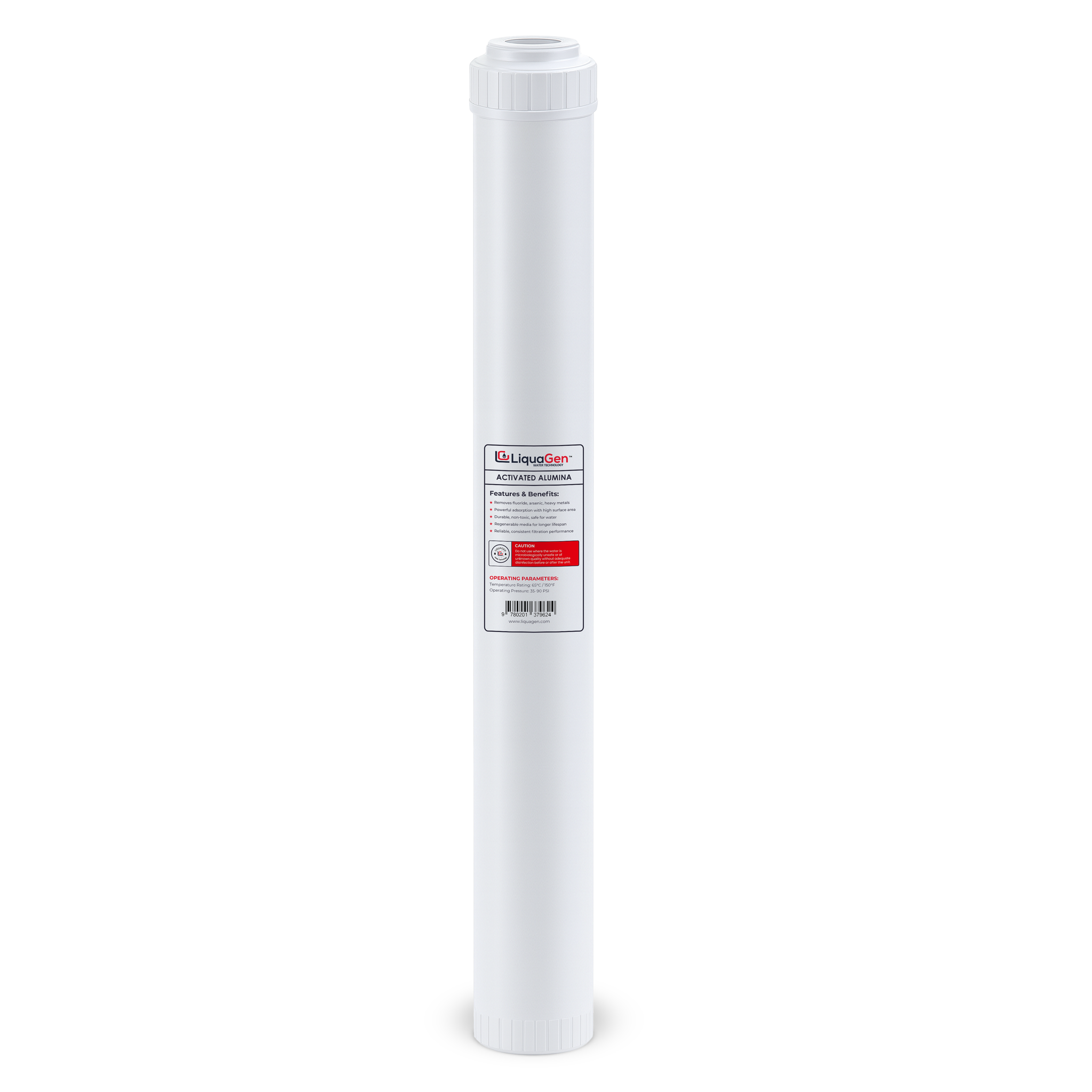 2.5" x 20" Activated Alumina Filter Cartridge (Arsenic Reduction)
