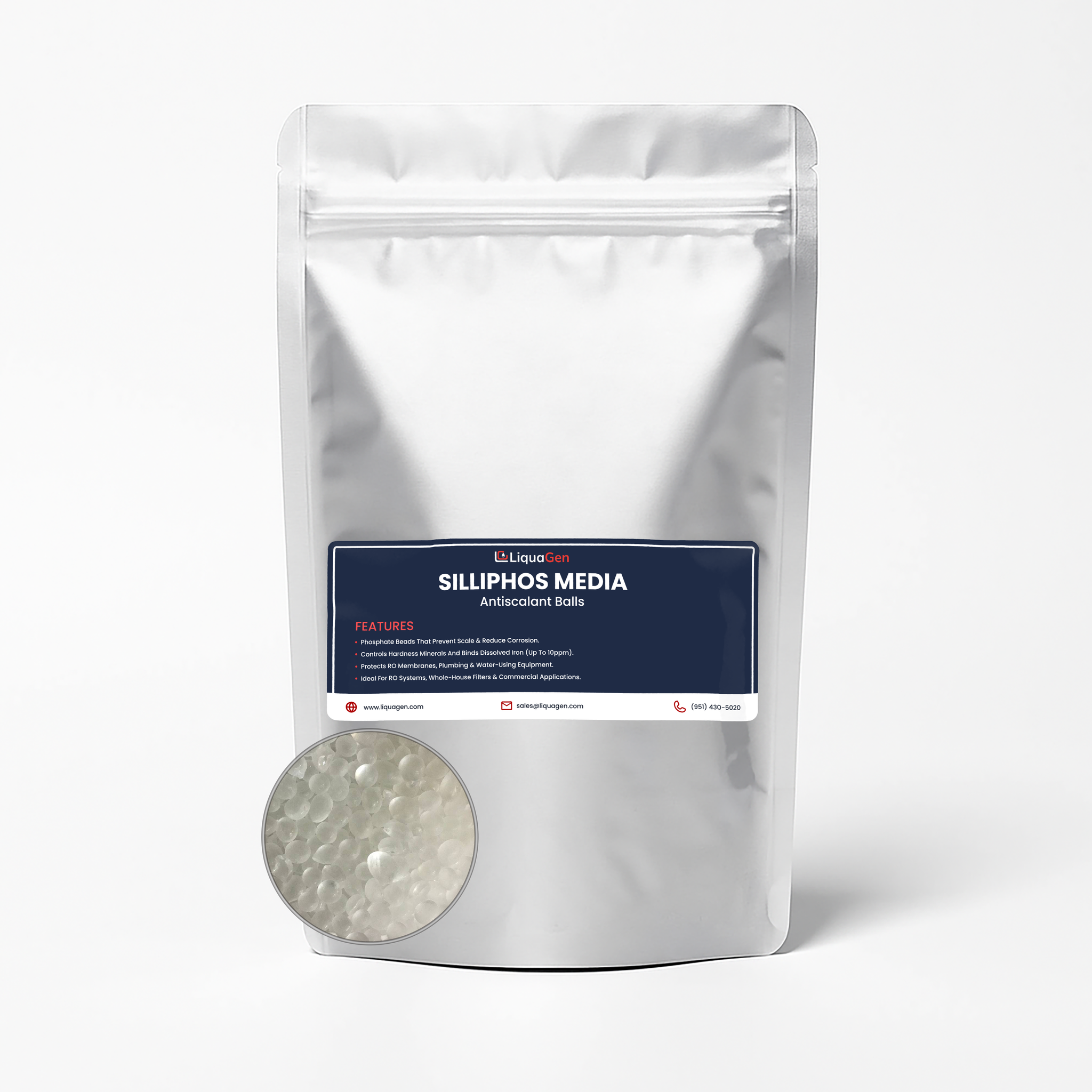 Antiscalant Balls for Hard Water – Siliphos Phosphate Beads for Scale
